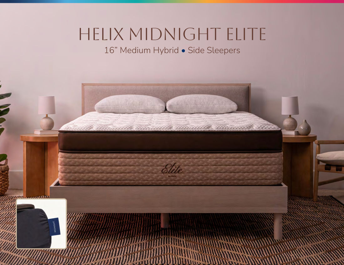 Helix Midnight Luxe Medium Mattress - In-Store Only - Best Mattress